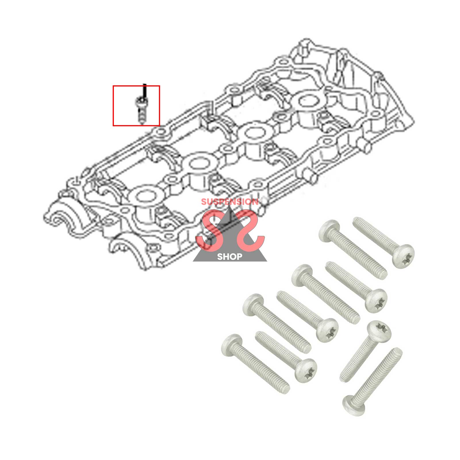 Fastening Bolt, Control Arm Suit VW Touareg 2.5 R5 TDI TOUAREG (7LA ...