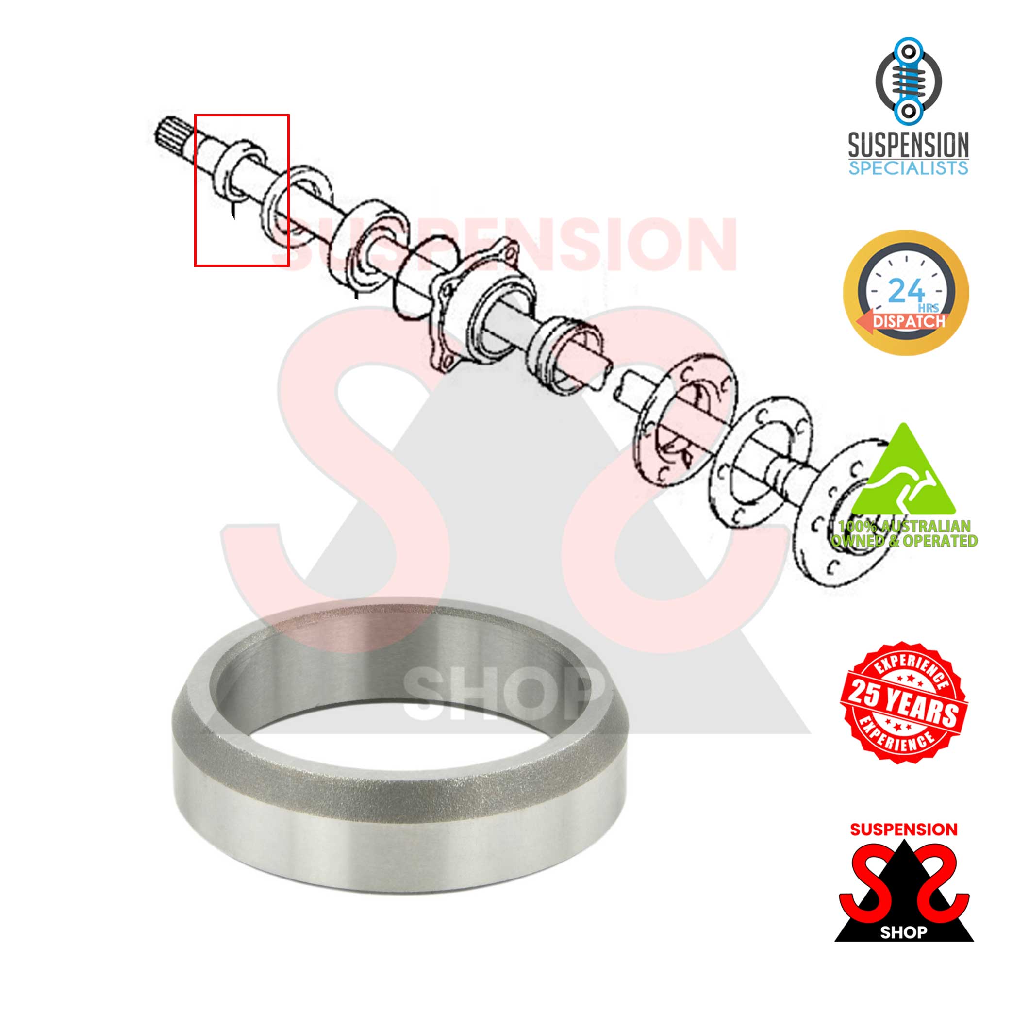 RING, WHEEL HUB Suit TOYOTA Hilux Vi Pickup (_N1_) 3.0 D 4WD (LN167 ...