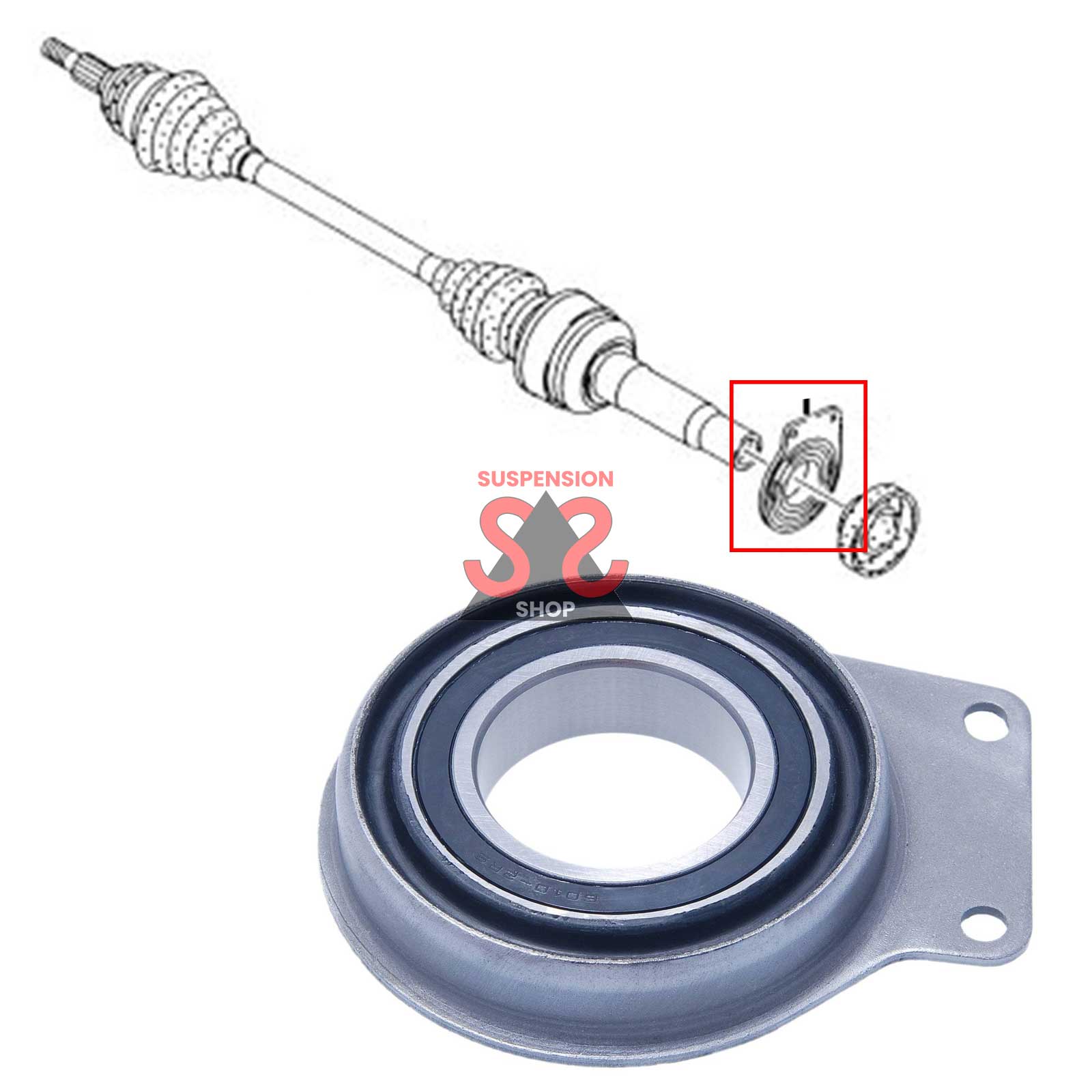 Bearing, Drive Shaft Suit VW Transporter 1.9 TDI TRANSPORTER T5 Van ...